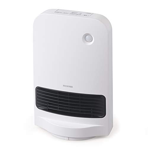 アイリスオーヤマ 人感センサー付き 大風量セラミックファンヒーター 左右 (中古品)