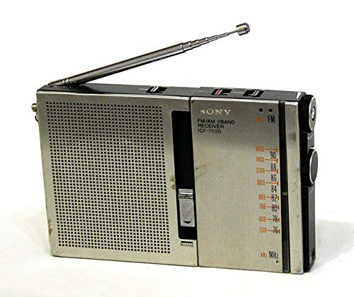 SONY ソニー ICF-7500 スピーカー着脱式 11石トランジスタ FM/AM 2バンド・(中古品)