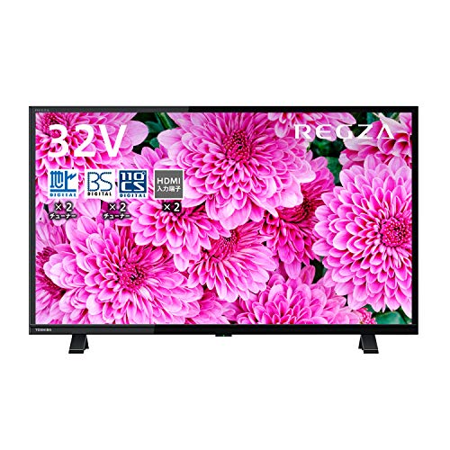 東芝 32V型 液晶テレビ レグザ 32S24 ハイビジョン 外付けHDD ウラ録対応  (中古品)