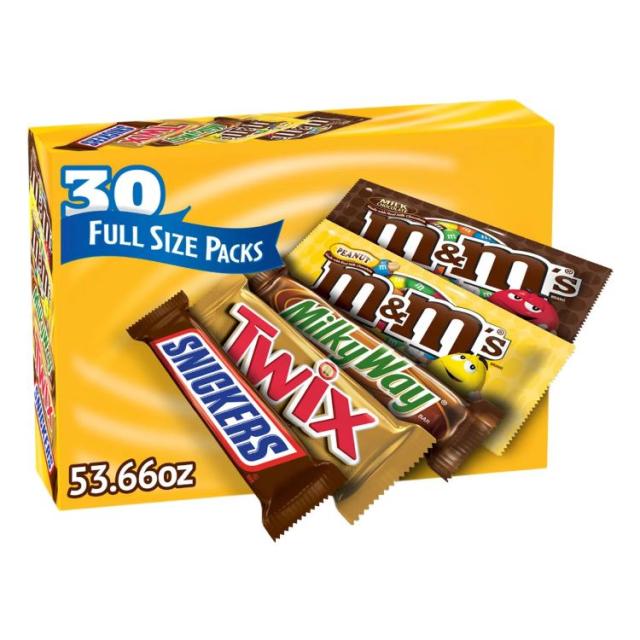 【アメリカコストコ品】M&M's スニッカーズ その他チョコレートキャンディバー バラエティパック 30個入り M&M's, Snickers and More Chocolate Candy Bars, Variety Pack, 30-count【お取り寄せ商品】【合わせて買いたい】