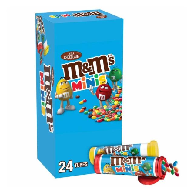 【アメリカコストコ品】M&M's ミルクチョコレートキャンディミニ 約30g  24 個入り M&M's Milk Chocolate Candy Minis, 1.08 oz, 24-count【お取り寄せ商品】【合わせて買いたい】