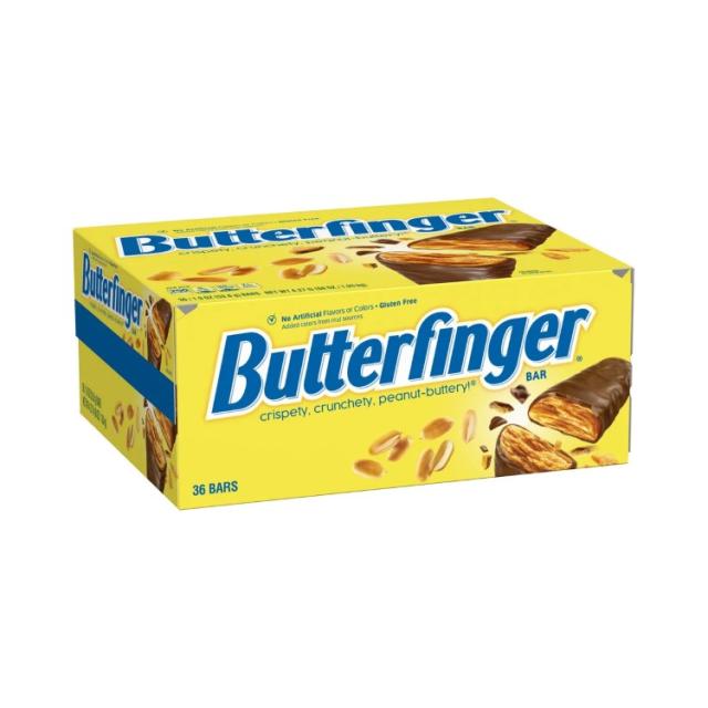 【アメリカコストコ品】バターフィンガー キャンディバー 約53g  36 個入り Butterfinger Candy Bar, 1.9 oz, 36-count【お取り寄せ商品】【合わせて買いたい】