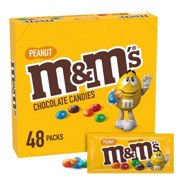 【アメリカコストコ品】M&M's チョコレートキャンディ ピーナッツ フルサイズ 約49g  48 個入り M&M's Chocolate Candy, Peanut, Full Size, 1.74 oz, 48-count【お取り寄せ商品】【合わせて買いたい】