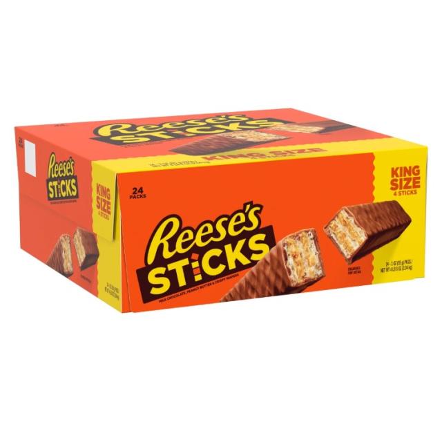 【アメリカコストコ品】リーシーズ リーセス スティック キングサイズ 約85g  24本入り Reese's Sticks, King Size, 3 oz, 24-count【お取り寄せ商品】【合わせて買いたい】