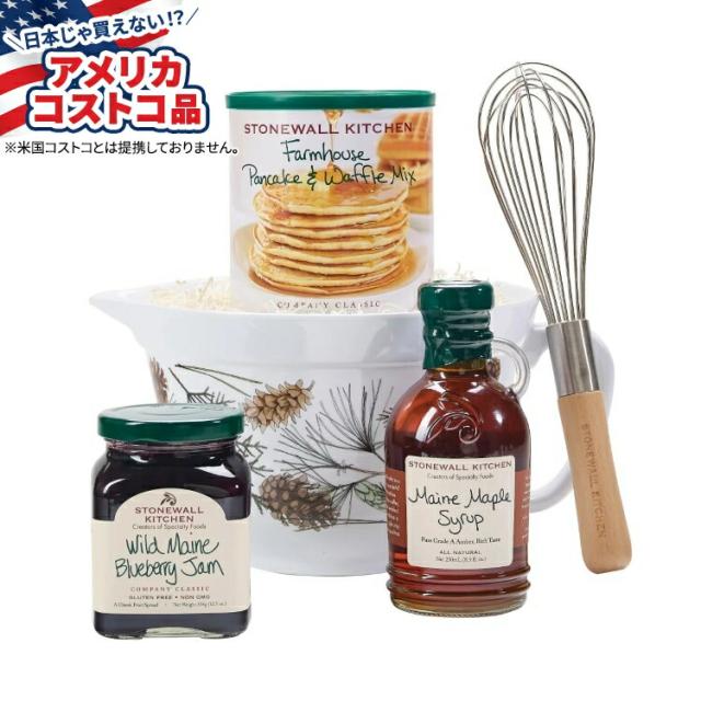 【お取り寄せ商品】【アメリカコストコ品】ストーンウォールキッチン ニューイングランドモーニングバッターボウルギフトセット Stonewall Kitchen New England Morning Batter Bowl Gift Set