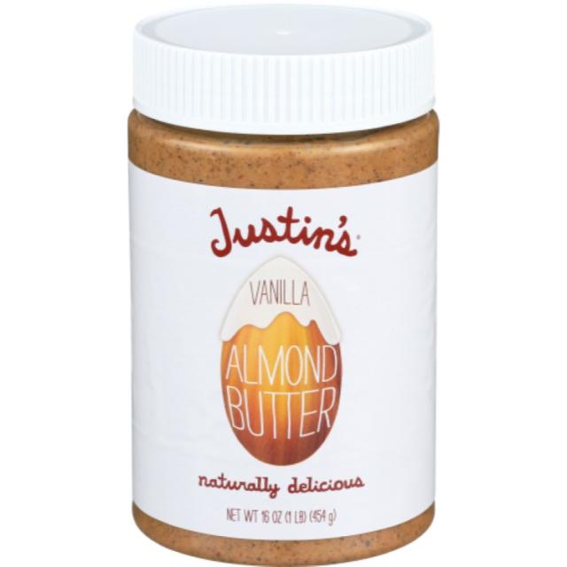 【お取り寄せ商品】[6個セット]ジャスティンズ バニラアーモンドバター 約453g Justins NUT BUTTER VANILLA ALMOND 16OZ