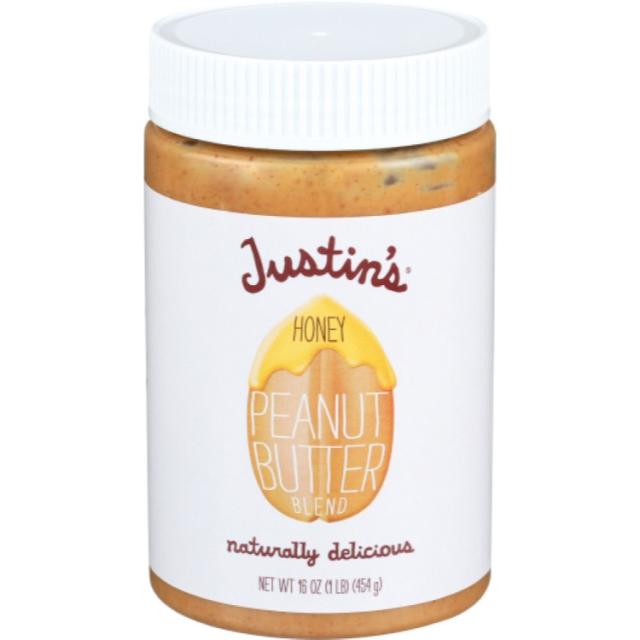 【お取り寄せ商品】[12個セット]ジャスティンズ ハニーピーナッツバター 約453g Justins PEANUT BUTTER HNY NTRL 16OZ