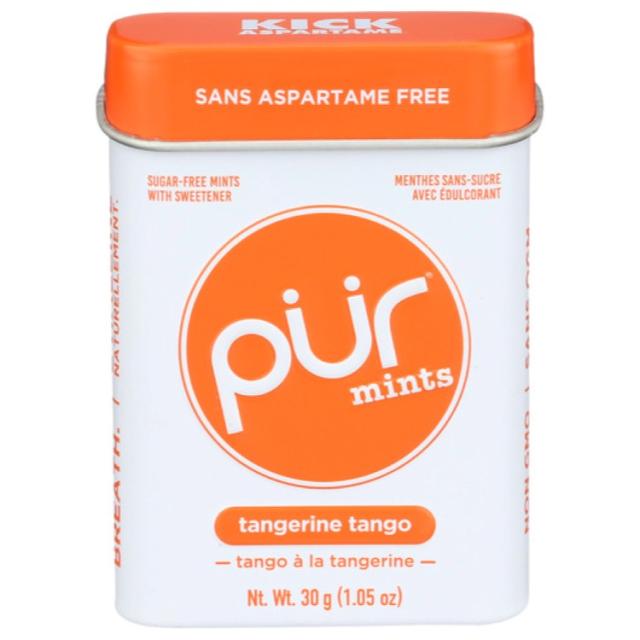 【お取り寄せ商品】[12個セット]ピュアミント タンジェリン タンゴ サンズ アスパルテームフリーPur Mint Tangerine ...