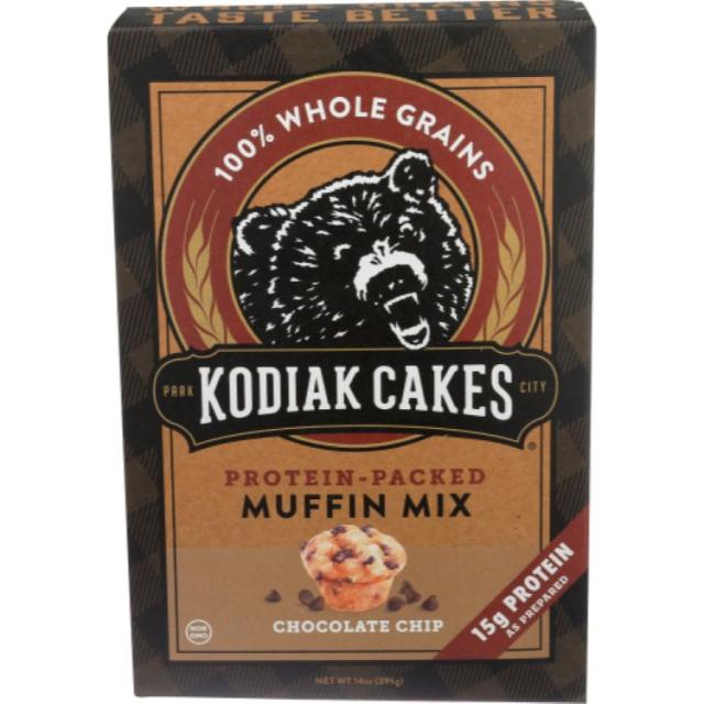 【お取り寄せ商品】[6個セット]コディアック プロテインパックドマフィンミックス チョコレートチップ プロテインKodiak MIX MUFFIN CHOC CHIP 14OZ
