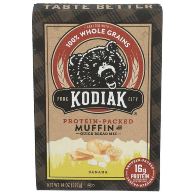 【お取り寄せ商品】[6個セット]コディアック プロテインパックドマフィンミックス バナナKodiak MIX MUFFIN BANANA 14OZ