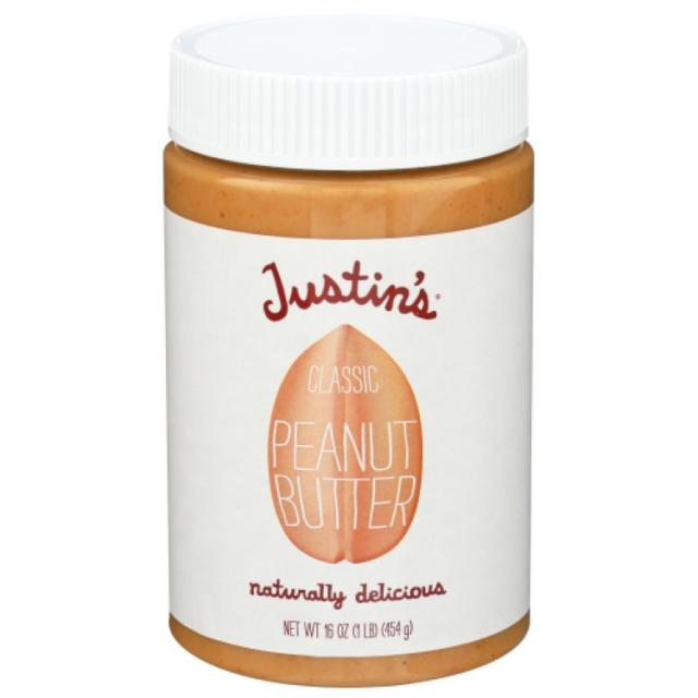 【お取り寄せ商品】[12個セット]ジャスティンズ クラシックピーナッツバター 約453g Justins PEANUT BUTTER CLSSC NTRL 16OZ
