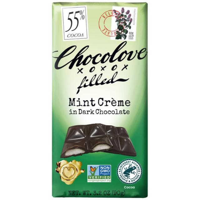 [10個セット] チョコラブ ダークチョコレート ミントクリーム Chocolove Mint Crame in Dark Chocolate 【お取り寄せ商品】【合わせて買いたい】