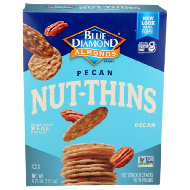 【お取り寄せ商品】[12個セット]ブルーダイヤモンド アーモンド ナッツシンズ カリカリピーカン Blue Diamond Cracker Nut Thin Pecan 4.25OZ