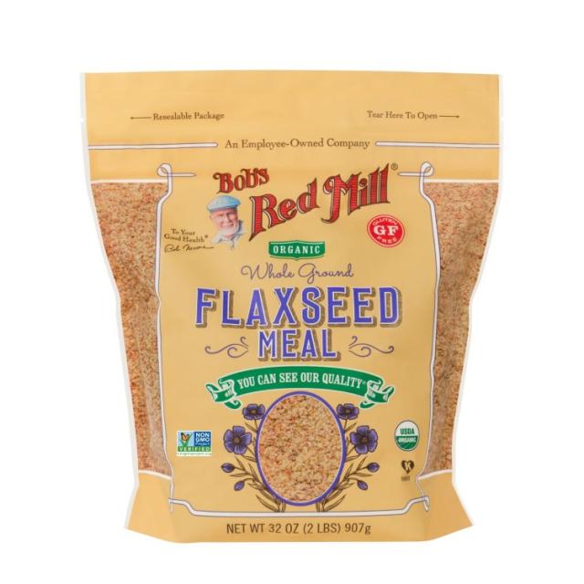 【お取り寄せ商品】[4個セット]オーガニックブラウンフラックスシードミール 907g Bob's Red Mill Organic Brown Flaxseed Meal