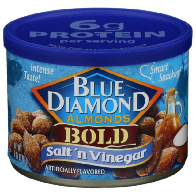 【お取り寄せ商品】[12個セット]ブルーダイヤモンド アーモンドソルト＆ビネガー Blue Diamond Almond Salt N Vinegar 6OZ
