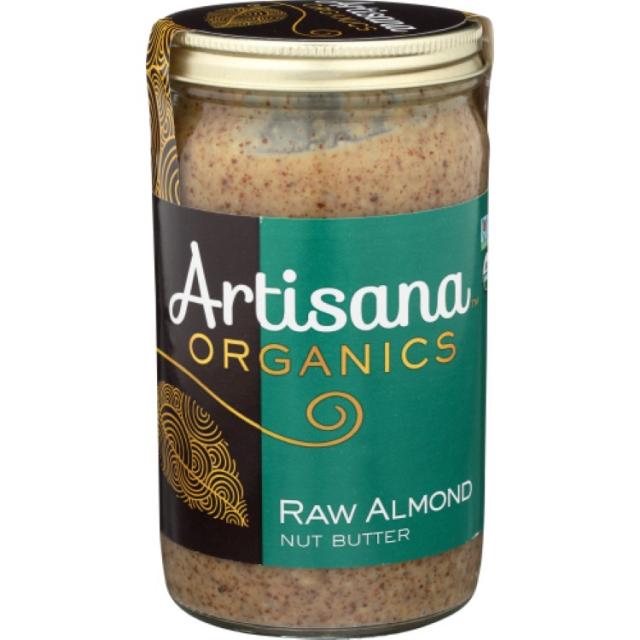 【お取り寄せ商品】[6個セット]アーティサナ オーガニックス ローアーモンドナッツバター 生アーモンドArtisana Organics NUT BTR ALMND RAW ORG 14OZ