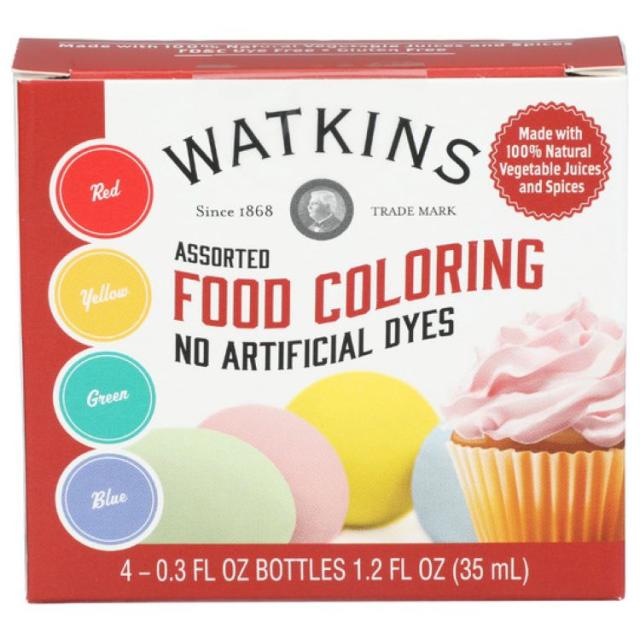 【お取り寄せ商品】[6個セット]ワトキンス アソートフードカラーリング 4色 35mlWatkins FOOD COLORING ASSRTD 4PK 1.2FO