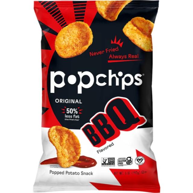 【お取り寄せ商品】[12個セット]ポップチップス バーベキュー チップス 約141g  Popchips Chip Barbeque 5oz