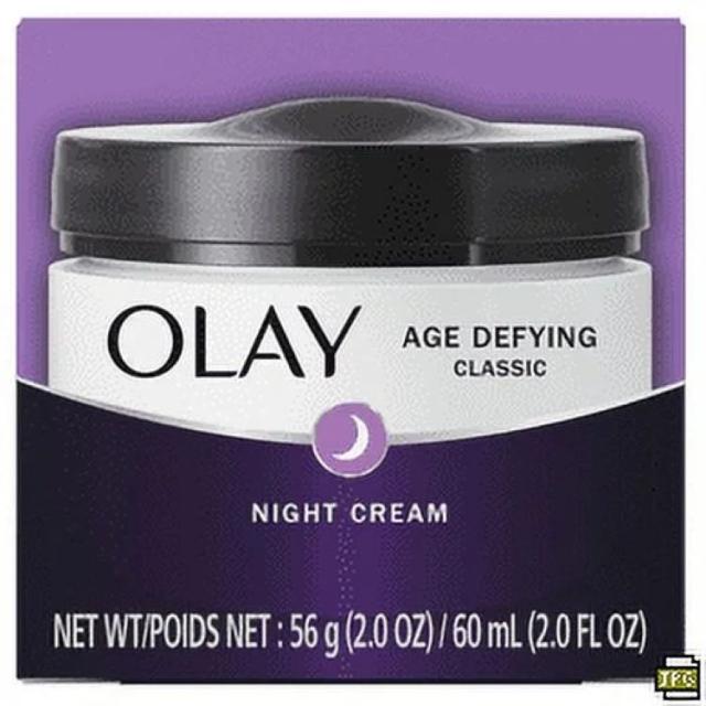 お取り寄せ オレイ エイジディファイング クラシック ナイトクリーム フェイスモイスチャライザー 全肌質対応 57g Olay Age Defying Classic Night Cream, Face Moisturizer, 2.0 oz