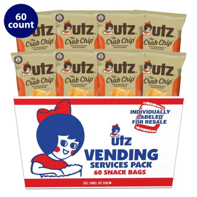 【お取り寄せ商品】【アメリカウォルマート品】Utz ザ クラブ チップ チェサピーク マルチパック ポテトチップス 約28g  60 個入り Utz The Crab Chip Chesapeake Seasoned, Multipack Potato Chips, 1 oz, 60 Count