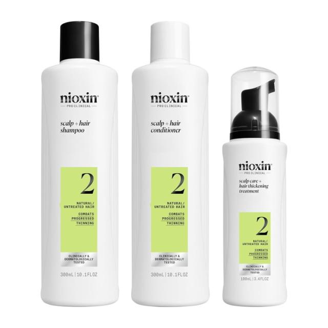 【お取り寄せ商品】ニオキシン スカルプ + ヘア シックニング システム 2 セット Nioxin Scalp + Hair Thickening System 2