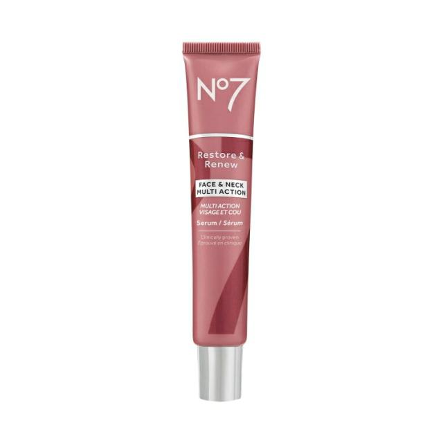 【お取り寄せ商品】No7 リストア＆リニュー マルチアクション フェイス＆ネック セラム No7 Restore & Renew Multi-Action Face & Neck Serum
