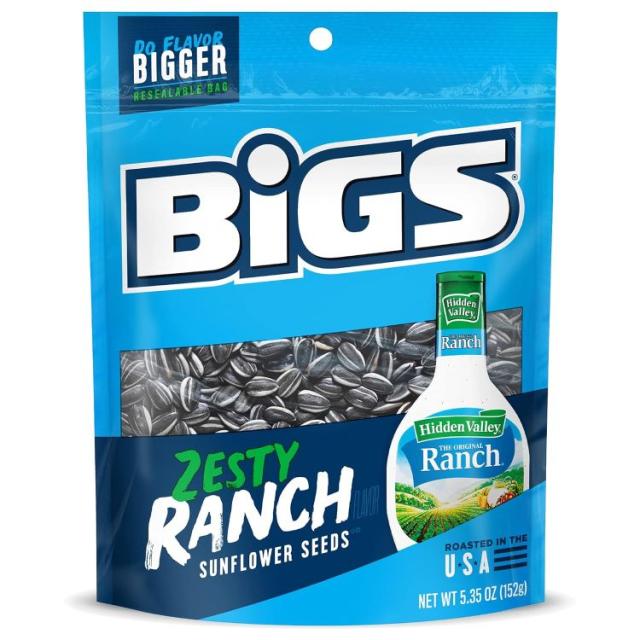 【お取り寄せ商品】BIGS ヒドゥン バレー ランチ ひまわりの種 ケトフレンドリースナック 約151g  袋 (12 個パック)  BIGS Hidden Valley Ranch Sunflower Seeds Keto Friendly Snack 5.35-oz. Bag (Pack of 12)