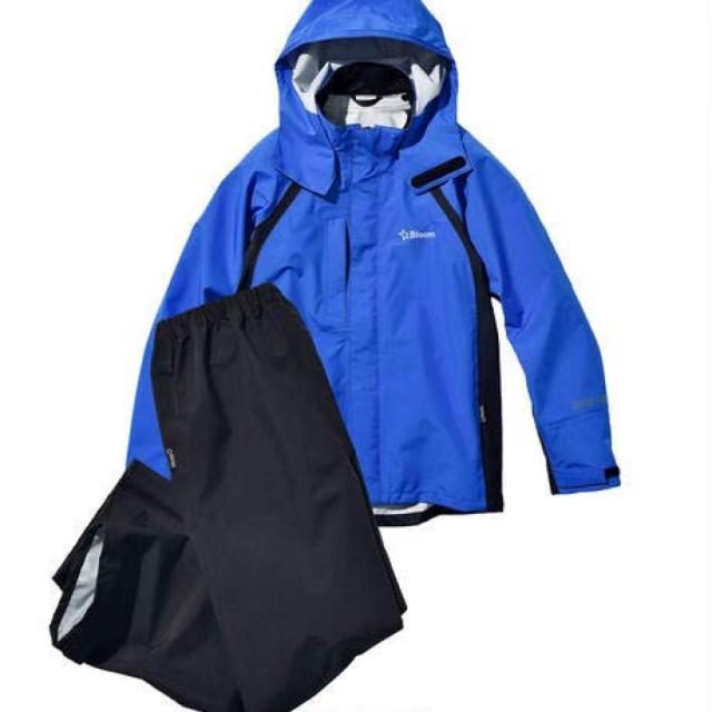 Bloom ブルーム ウェア ロイヤルブルー LLサイズ 上下セット ゴアテックス 67600 田中産業株式会社｜ 防水 防風 作業着 フィールドウェア アウトドア