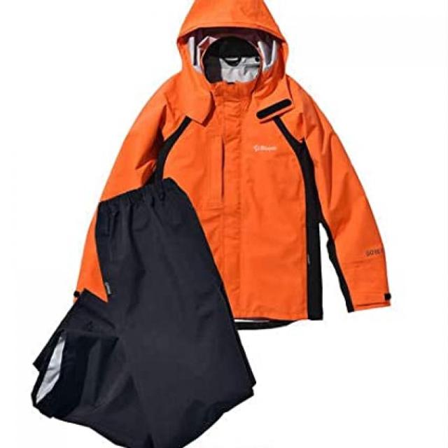 Bloom ブルーム ウェア フラッシュオレンジ Sサイズ 上下セット ゴアテックス 67635 田中産業株式会社｜ 防水 防風 作業着 フィールドウェア アウトドア