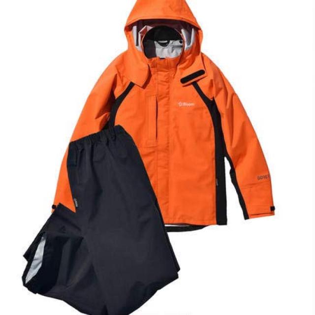Bloom ブルーム ウェア フラッシュオレンジ Mサイズ 上下セット ゴアテックス 67640 田中産業株式会社｜ 防水 防風 作業着 フィールドウェア アウトドア
