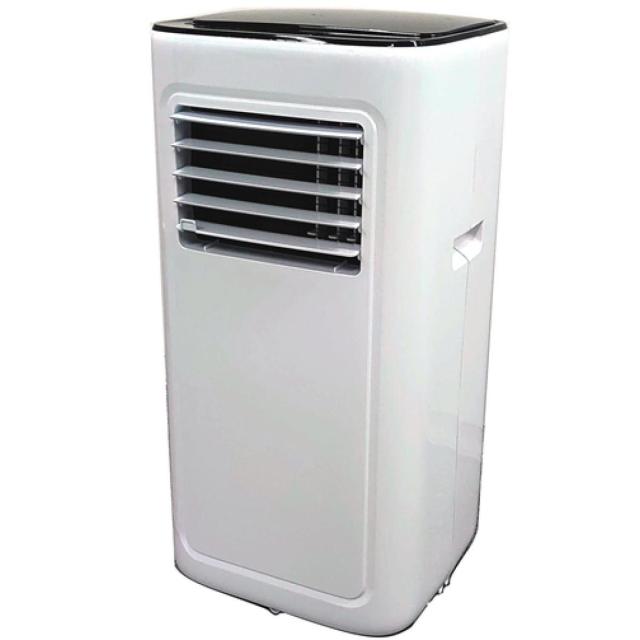 【在庫有・即納】広電 移動式クーラー 2.1kW 工事不要 アース線不要 冷風 除湿 送風 リモコン タイマー ノンドレン方式 排熱ダクト付 ドレンホース付 KEP211R