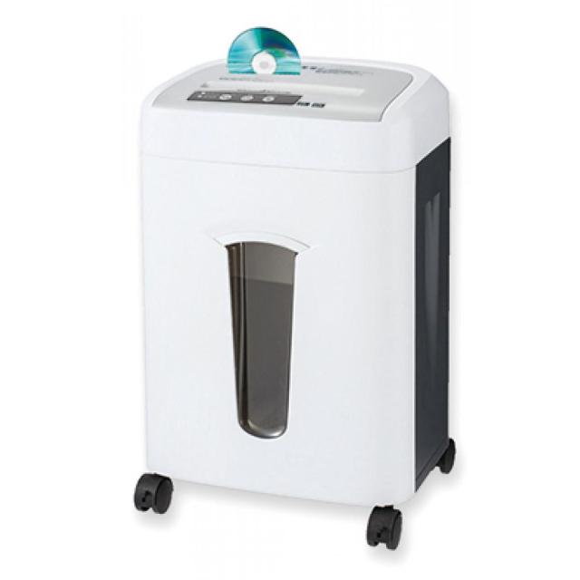 アスカ(Asmix) クロスカットシュレッダー S71C ホワイト　最大細断枚数27枚 ダストボックス32  CD/DVD切断可