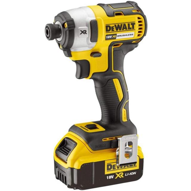 デウォルト(DeWALT) 18V XR Li-Ion ブラシレス・インパクトドライバー (4.0Ah バッテリー×2個) DCF887M2 ...