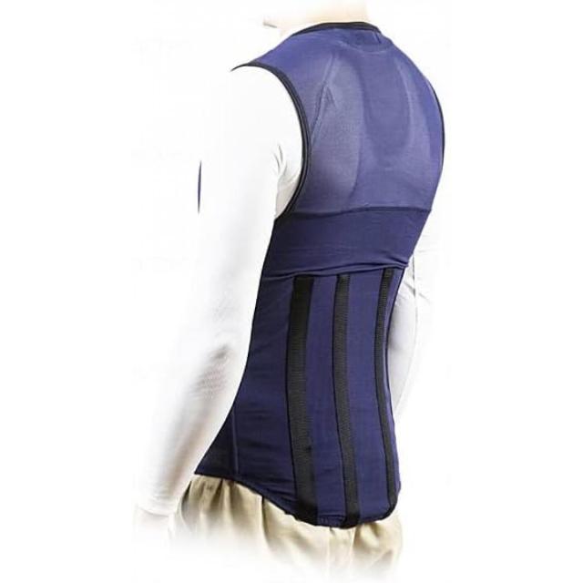 アトリエケー taschel タスケル トレーナー アシストベスト SS ネイビー TA-001-SS ベスト デスクワーク 腰痛 軽減 保護 作業衣料