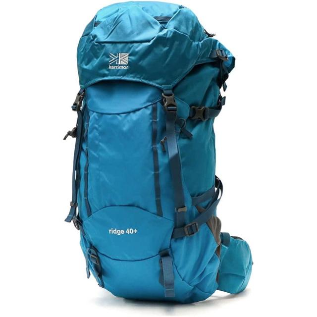 カリマー 登山用 リュックサック バックパック 中型 ridge 40+ Large  K.Blue(K.ブルー) karrimor アウトドア トレッキング 一泊 レインカバー付