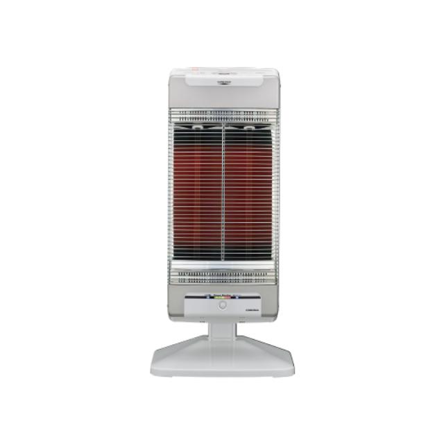【在庫有・即納】コロナ CORONA 遠赤外線暖房機 コアヒート AH-1224R (SS)  シャンパンシルバー 置型 電気 暖房 首振り