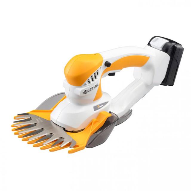 京セラ 旧リョービ 充電式バリカン BB-1100L1 コードレス コンパクト 芝刈り キワ刈り 10.8ボルト電池パック 軽量