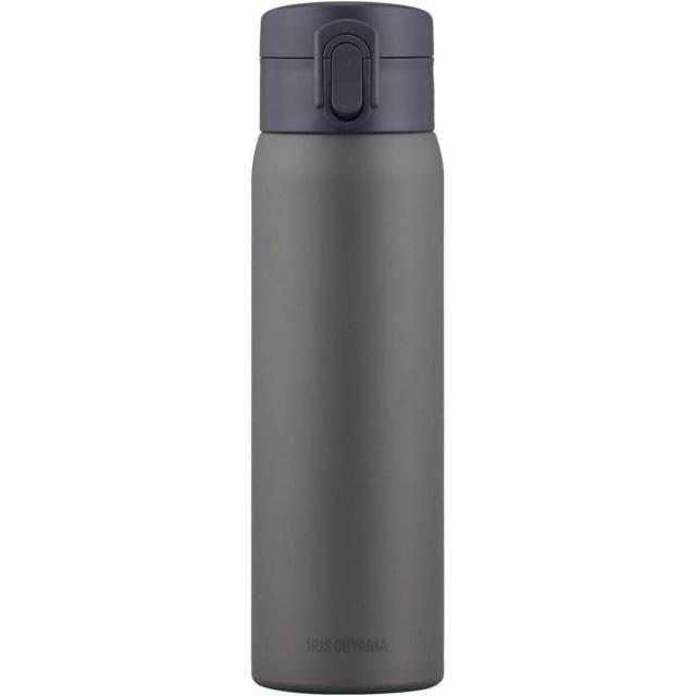 アイリスオーヤマ ステンレスケータイボトル ワンタッチ 500ml SKB-O500 グレー水筒 保温 保冷 ステンレス 真空断熱断熱の通販はau PAY マーケット - ダイユーエイト ...