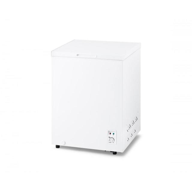 アイリスオーヤマ ICSD-14B-W 冷凍庫 上開き 142L 温度調節3段階 LED庫内灯 大容量 冷蔵切替可 ワイヤーバスケット付