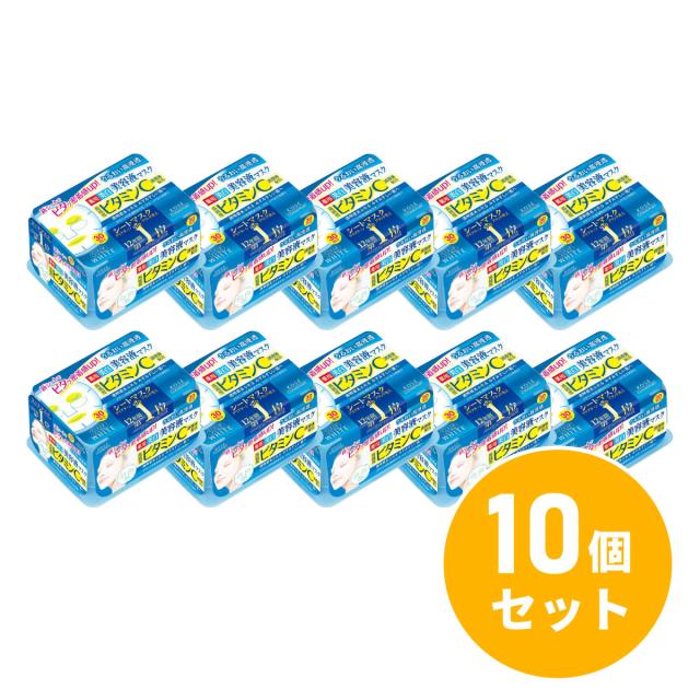 【まとめ買い】KOSE コーセー クリアターン エッセンスマスク ビタミンＣ 30回分×10個セット フェイスマスク 大容量 パック シートマスク 【医薬部外品】