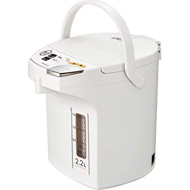 【在庫有・即納】 Peacock ピーコック魔法瓶 電動給湯ポット(2.2L) WMJ-22 ホワイト(W)
