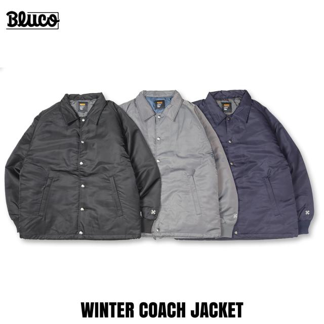 BLUCO(ブルコ) OL-31-051 WINTER COACH JACKET 3色(BLACK/GRAY/NAVY)