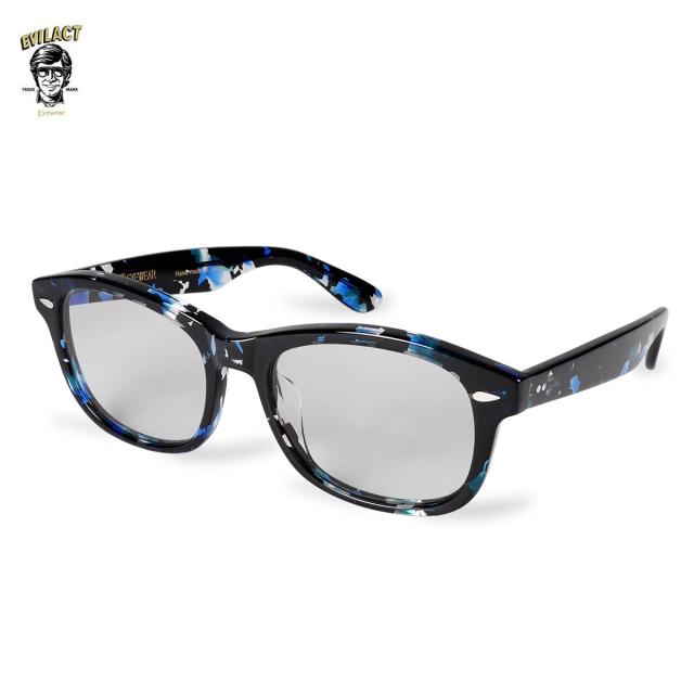 EVILACT(イーブルアクト) CYCLONE-05 ブルーデミフレームx調光スモークレンズ