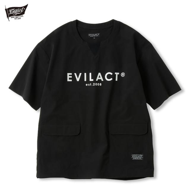 セールアイテム!! EVILACT(イーブルアクト) CHEMICAL S/S ブラック