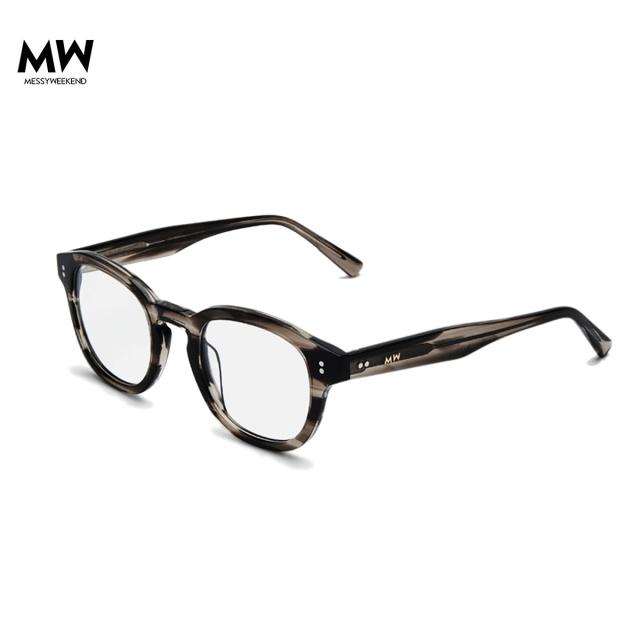 ☆セールプライス!! MESSY WEEKEND(メッシーウィークエンド) BILLE Cloudy GreyフレームxBLUE LIGHTレンズ