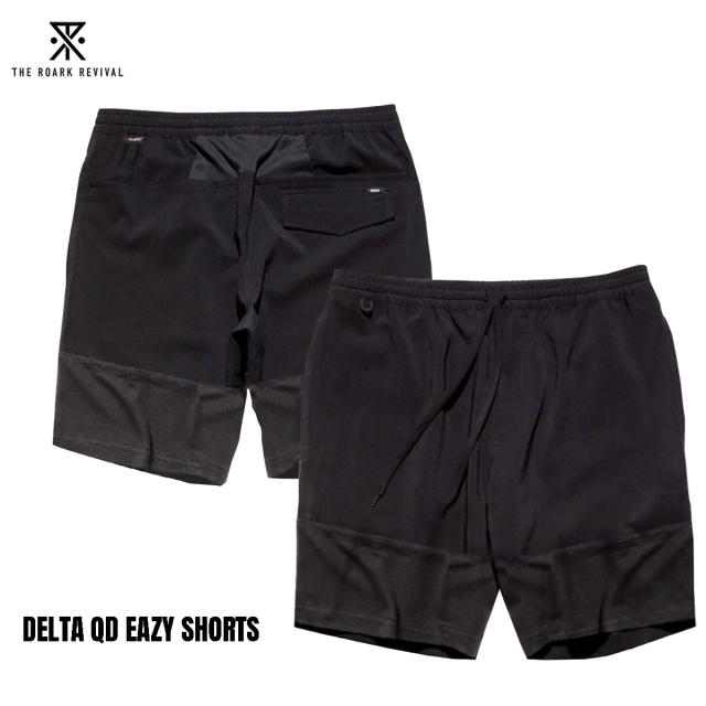 ☆セールプライス!! ROARK REVIVAL(ロアークリバイバル) DELTA QD EAZY SHORTS ブラック