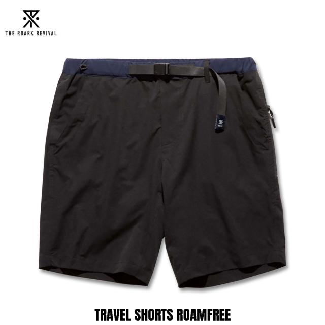☆セールプライス!! ROARK REVIVAL(ロアークリバイバル) TRAVEL SHORTS ROAMFREE ブラック