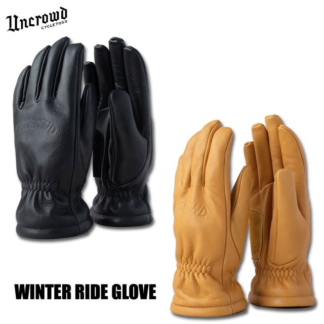 UNCROWD(アンクラウド) UC-2404 WINTER RIDE GLOVE 2色(BLK/CAM)