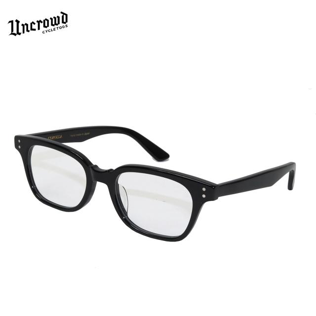 UNCROWD(アンクラウド) COROLLA ブラックフレームフレームxクリアレンズ