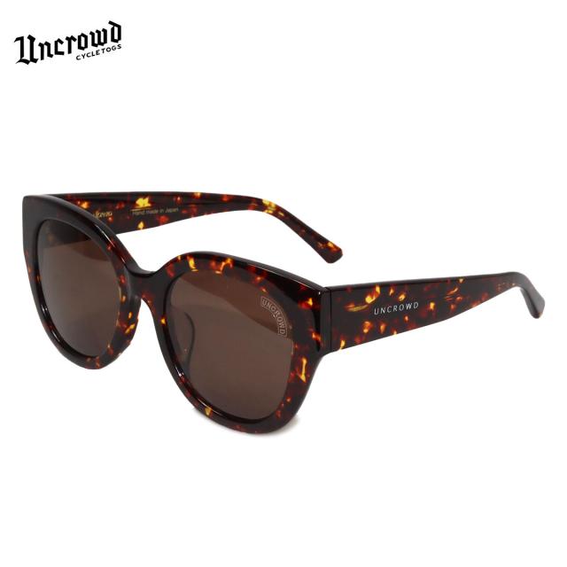 UNCROWD(アンクラウド) LEOPARD べっ甲フレームxブラウンレンズ